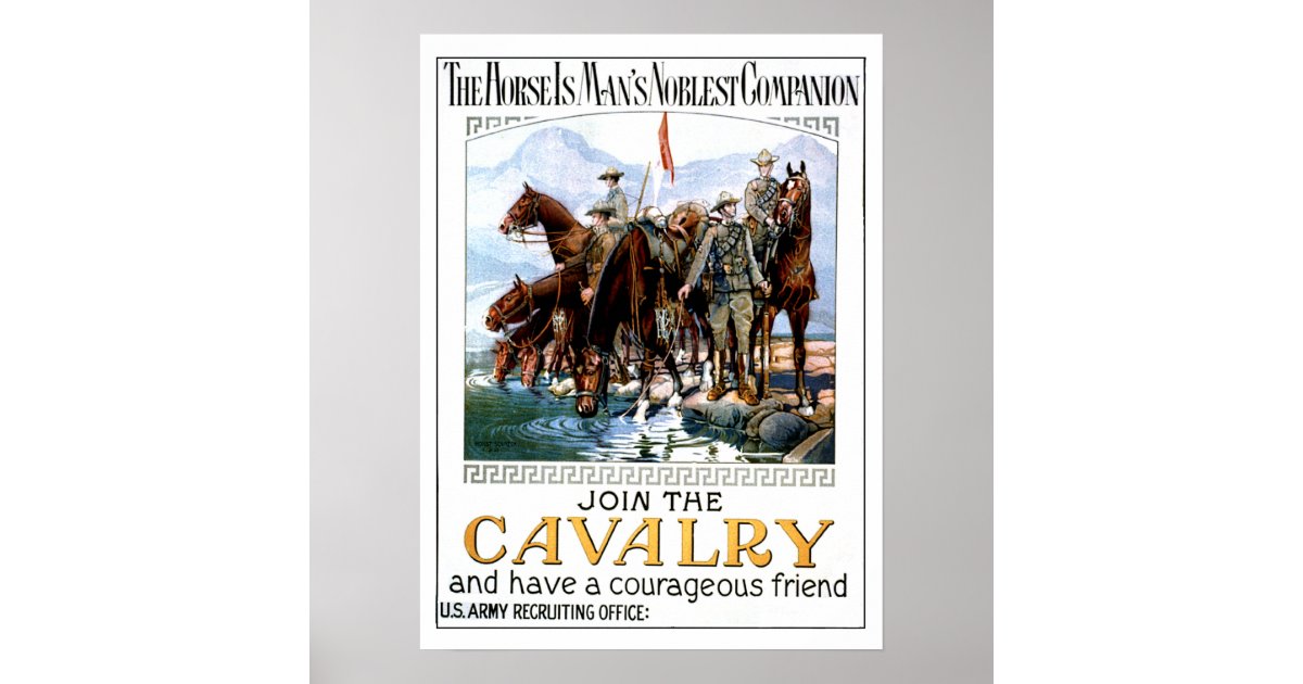 Join the Cavalry Poster | Zazzle