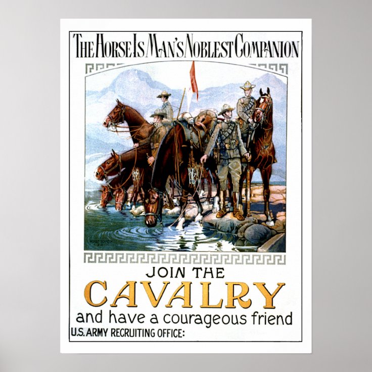 Join the Cavalry Poster | Zazzle