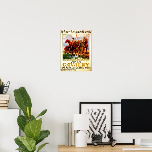 Join the Cavalry - War Horse Poster | Zazzle