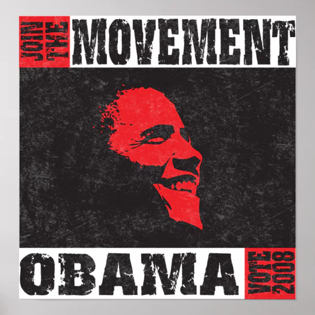 Join The Movement Poster | Zazzle