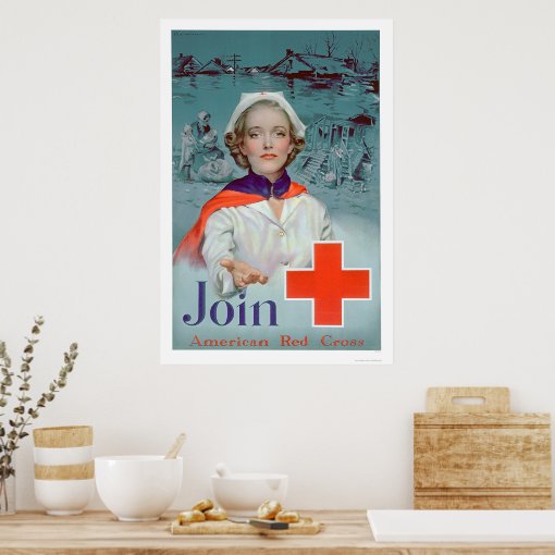 Join the Red Cross - Nurse (US00306) Poster | Zazzle