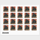Join the Socialist Unity Party_Propaganda Poster Square Sticker | Zazzle