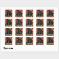 Join the Socialist Unity Party_Propaganda Poster Square Sticker | Zazzle