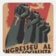 Join the Socialist Unity Party_Propaganda Poster Square Sticker | Zazzle