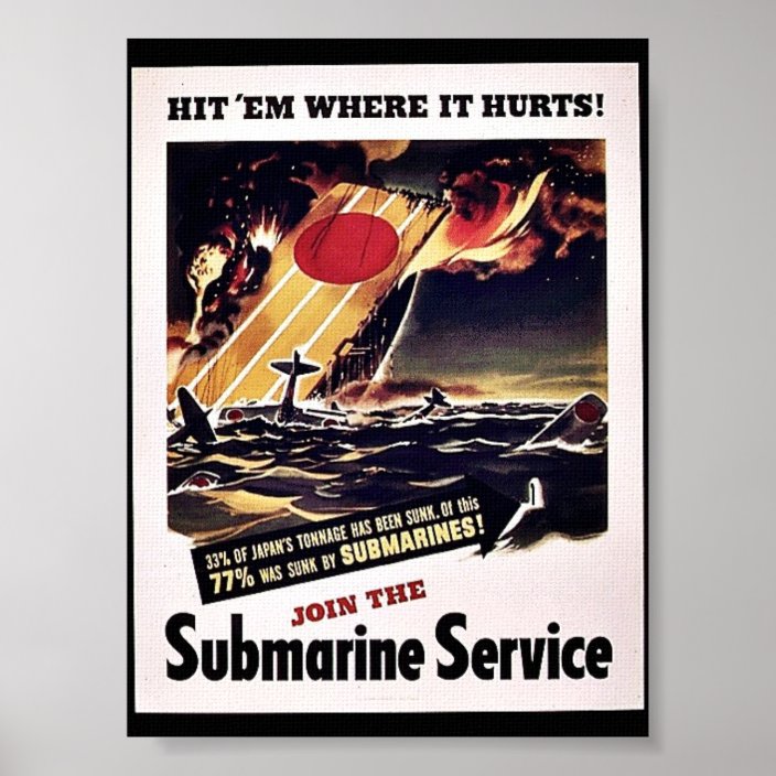 Join The Submarine Service Poster | Zazzle.com