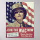 JOIN The WAC NOW Poster | Zazzle