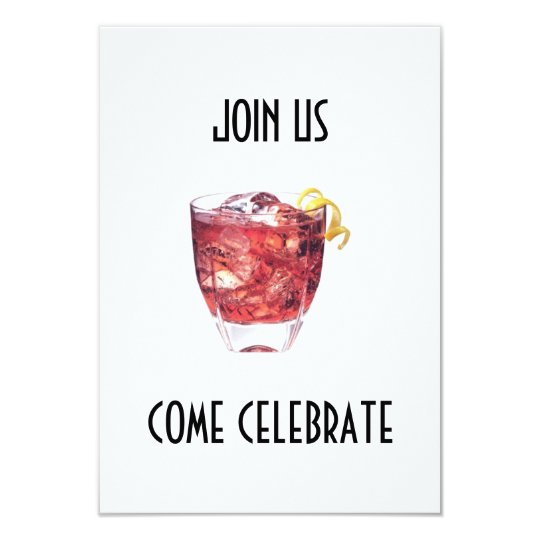 JOIN US/COME CELEBRATE ADULT PARTY INVITATION | Zazzle.com