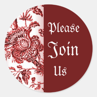 Please Join Us Stickers | Zazzle