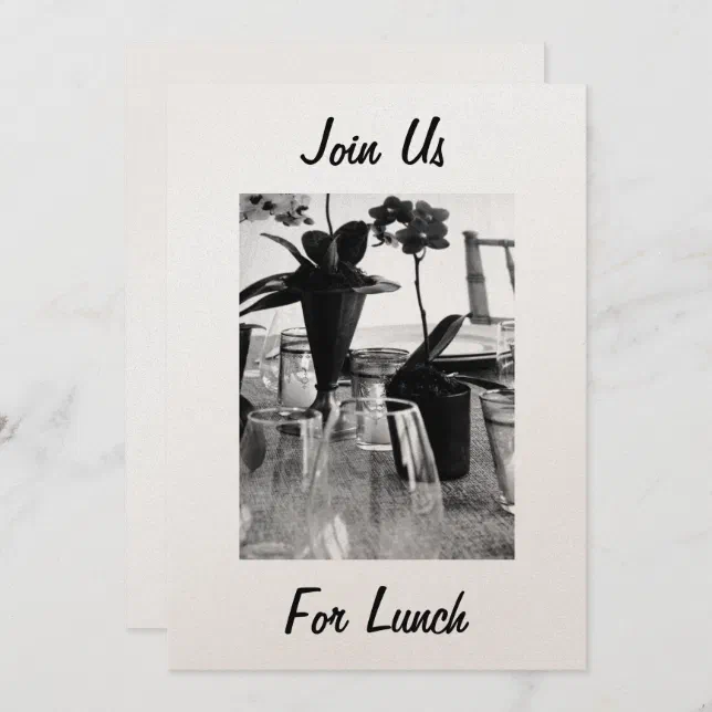 JOIN US FOR LUNCH - INVITATION (OR ANY EVENT) | Zazzle