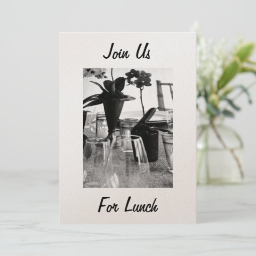 JOIN US FOR LUNCH - INVITATION (OR ANY EVENT) | Zazzle