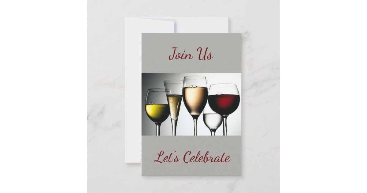 **Join Us / Let's Celebrate** Party INVITATION | Zazzle