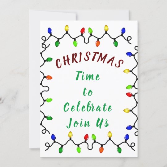 JOIN US THIS ***CHRISTMAS*** HOLIDAY INVITATION | Zazzle.com