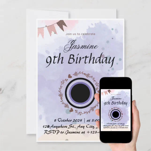 Join us to Celebrate Birthday Invitation | Zazzle