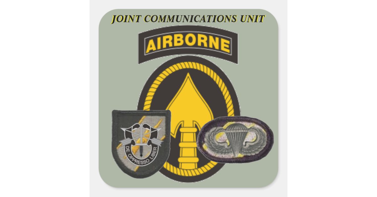 JOINT COMMUNICATIONS UNIT USSOC STICKERS | Zazzle