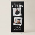 Joint Graduation | 2 Photo Invitation Retractable Banner | Zazzle