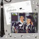 Joint Graduation Modern Script Graduates Photo Invitation Postcard | Zazzle