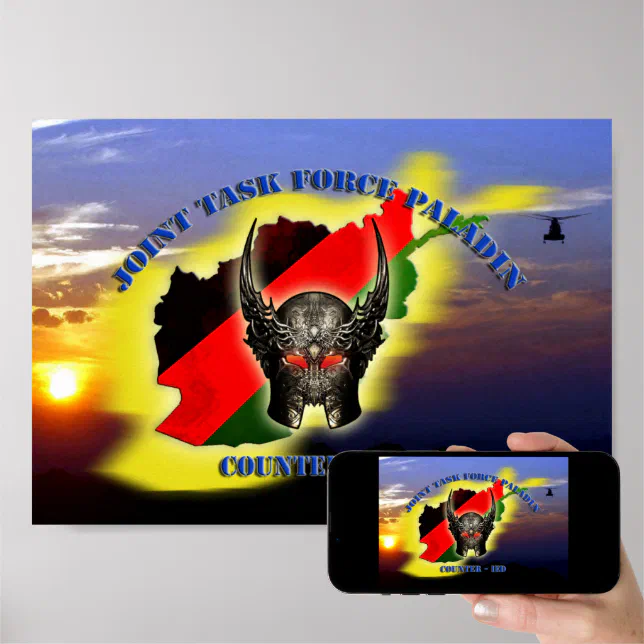Joint Task Force Paladin CIED Poster | Zazzle