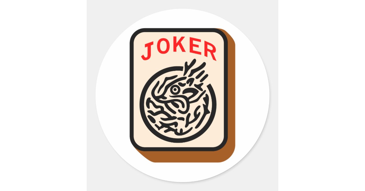 Joker Classic Round Sticker | Zazzle