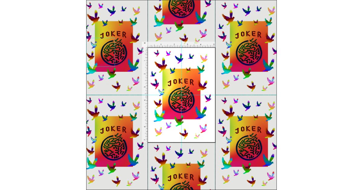 Joker Dreams Fabric | Zazzle
