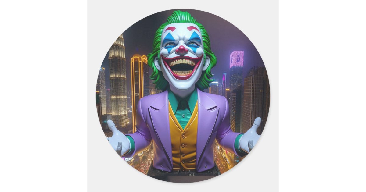 joker sticker and labels | Zazzle