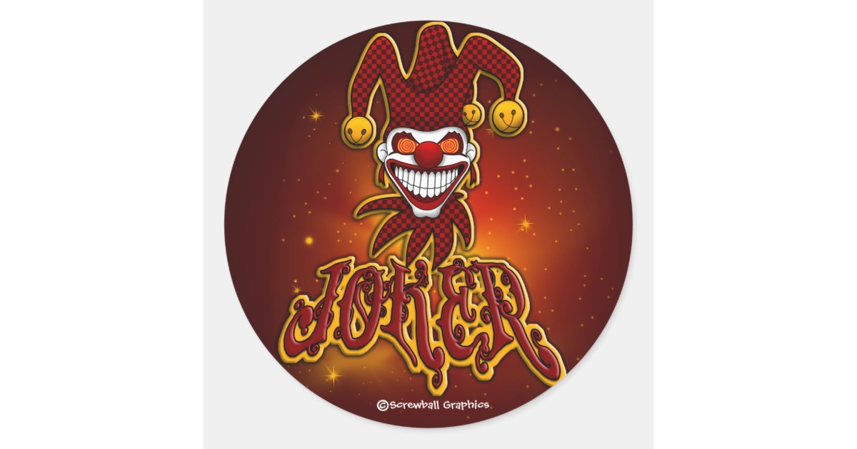 Joker Stickers | Zazzle