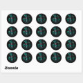 JOKER SYMBOL CLASSIC ROUND STICKER | Zazzle