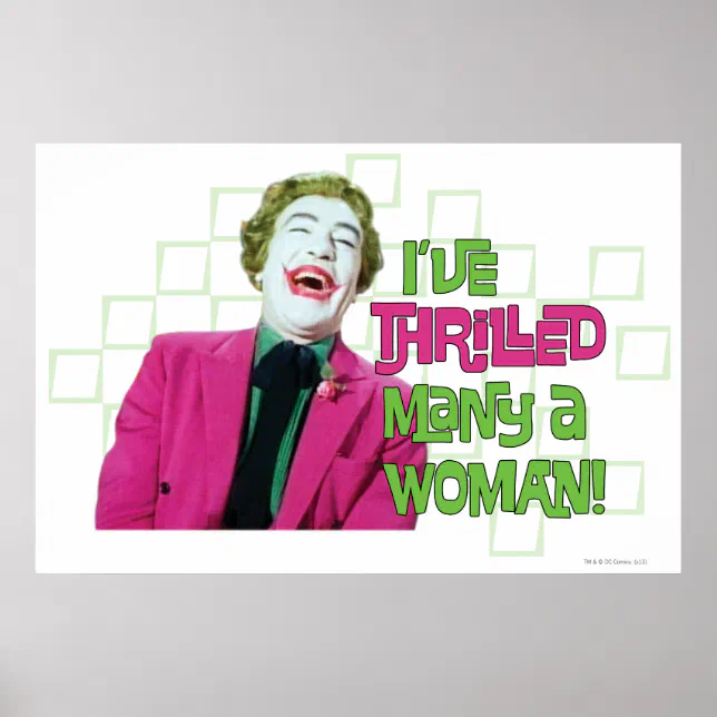 Joker - Thrill Poster | Zazzle