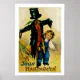 Jolly Halloween Scarecrow Poster | Zazzle