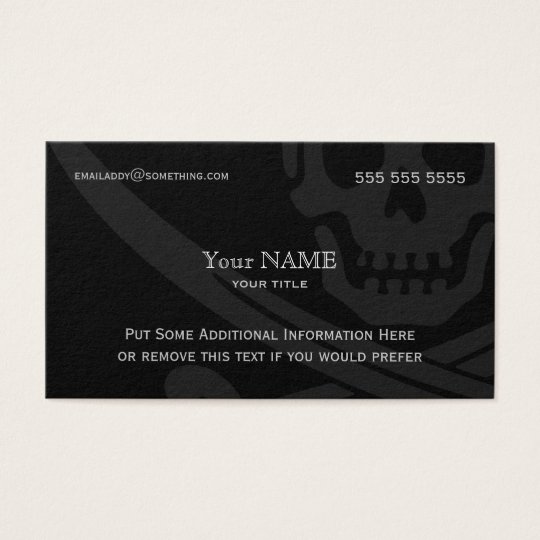 Jolly Roger Modern Business Card | Zazzle.com