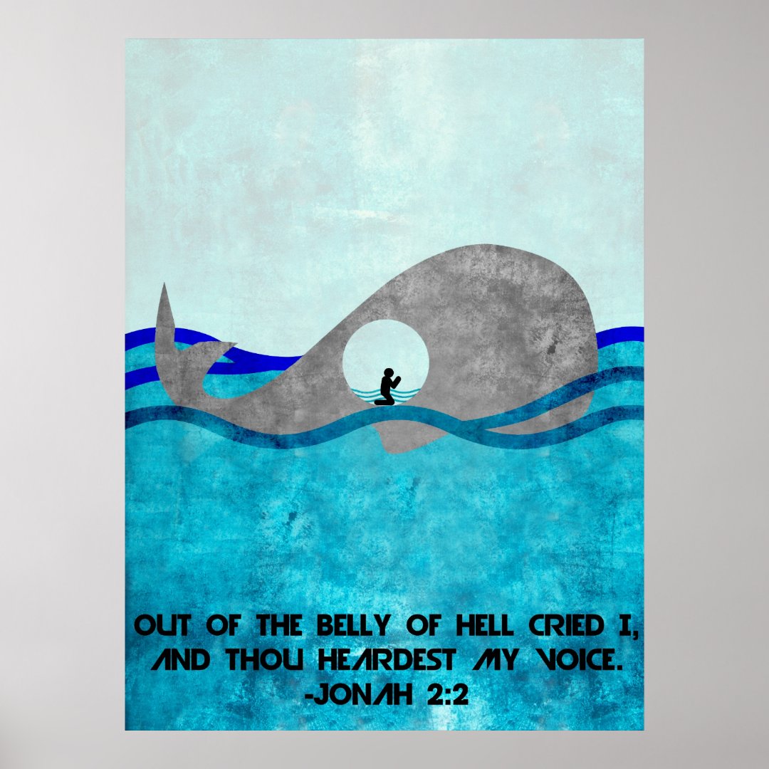 Jonah And The Whale Poster | Zazzle
