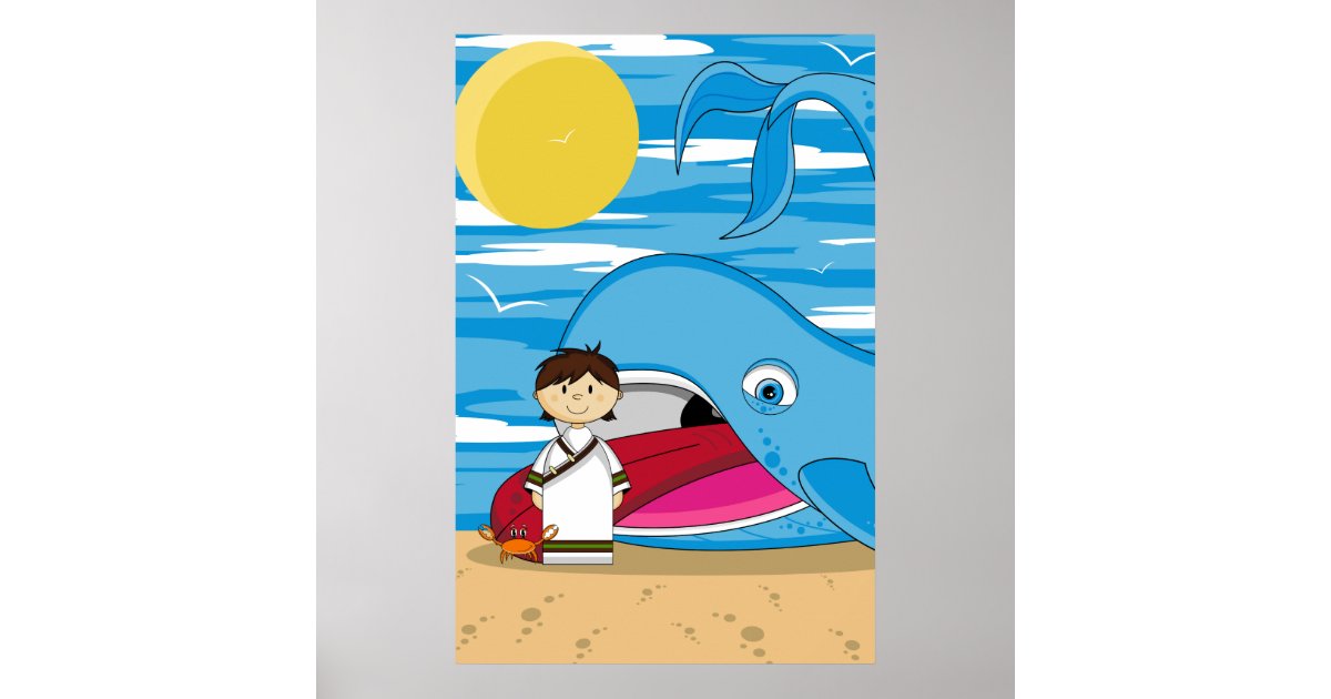 Jonah & the Whale Poster | Zazzle