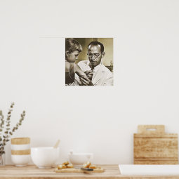 Jonas E. Salk, M.D. Poster | Zazzle