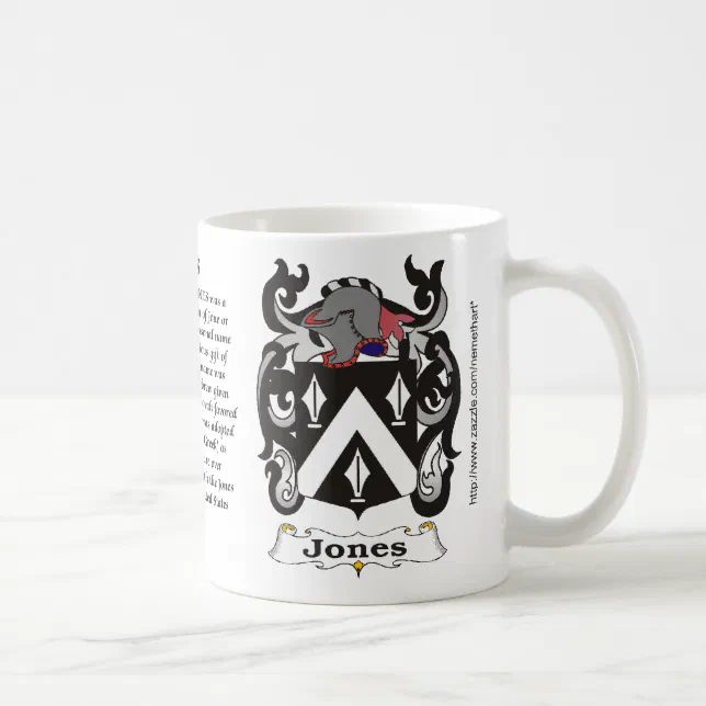 Jones Family Coat of Arms mug | Zazzle