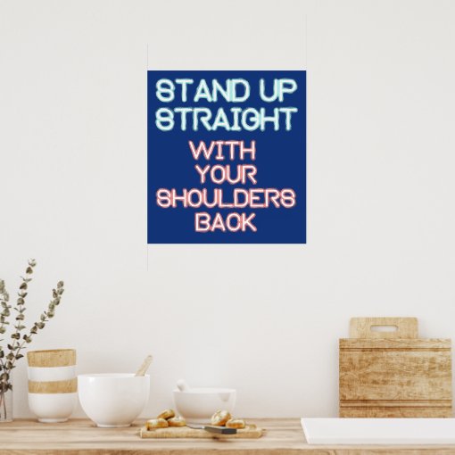 Jordan Peterson: Stand Up Straight... Poster | Zazzle
