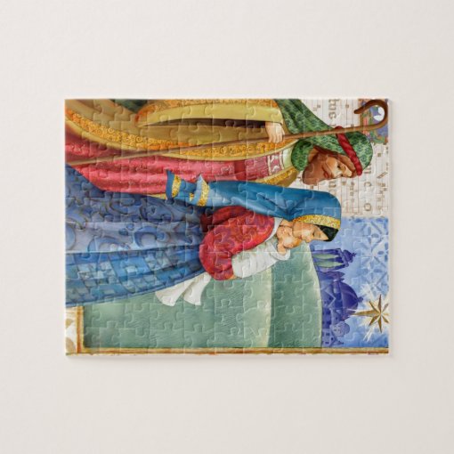 Joseph and mary with Jesus Jigsaw Puzzle | Zazzle