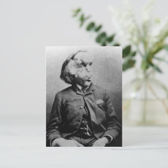 Joseph "John" Merrick The Elephant Man from 1889 Postcard | Zazzle
