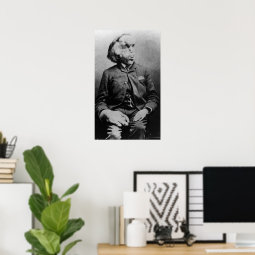 Joseph "John" Merrick The Elephant Man from 1889 Poster | Zazzle