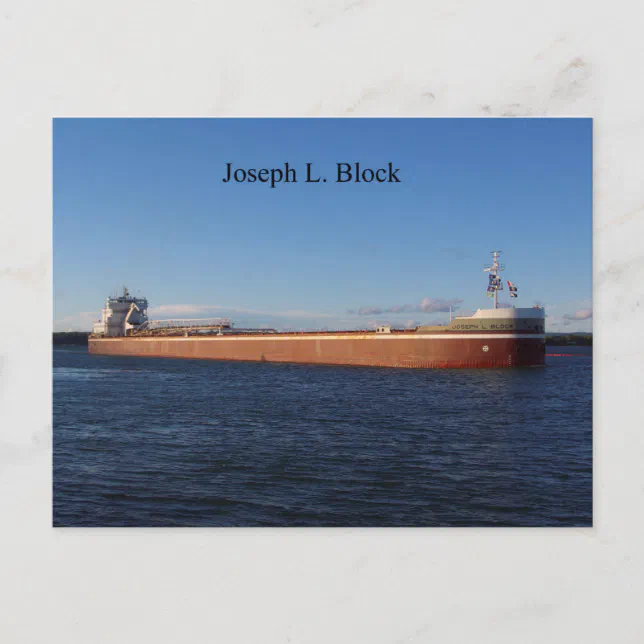 Joseph L. Block postcard | Zazzle