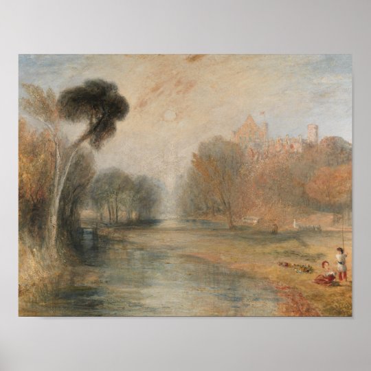 Joseph Mallord William Turner - Schloss Rosenau Poster | Zazzle