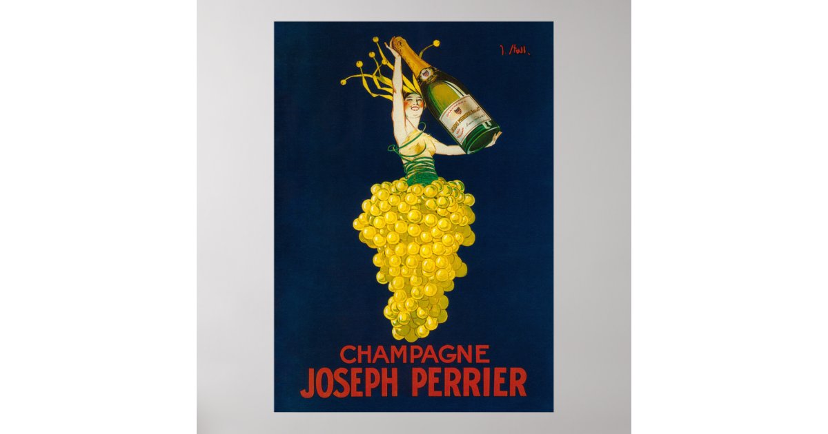 Joseph Perrier Champagne Promotional Poster | Zazzle