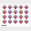 Joseph Smith Pop Art Classic Round Sticker | Zazzle