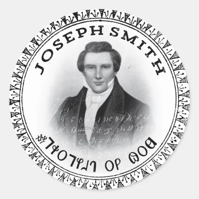 Joseph Smith THE Prophet of God Classic Round Sticker | Zazzle