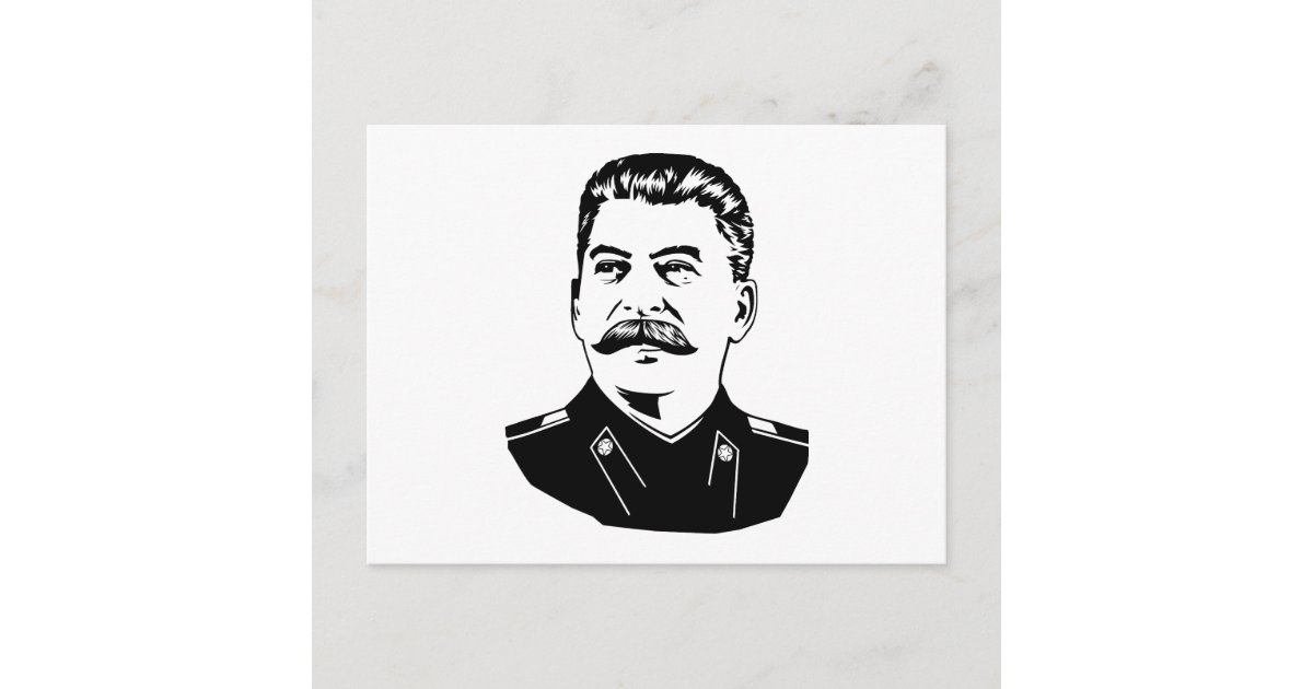 Joseph Stalin Portrait Postcard | Zazzle