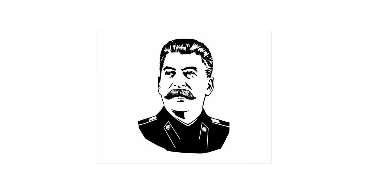 Joseph Stalin Portrait Postcard | Zazzle