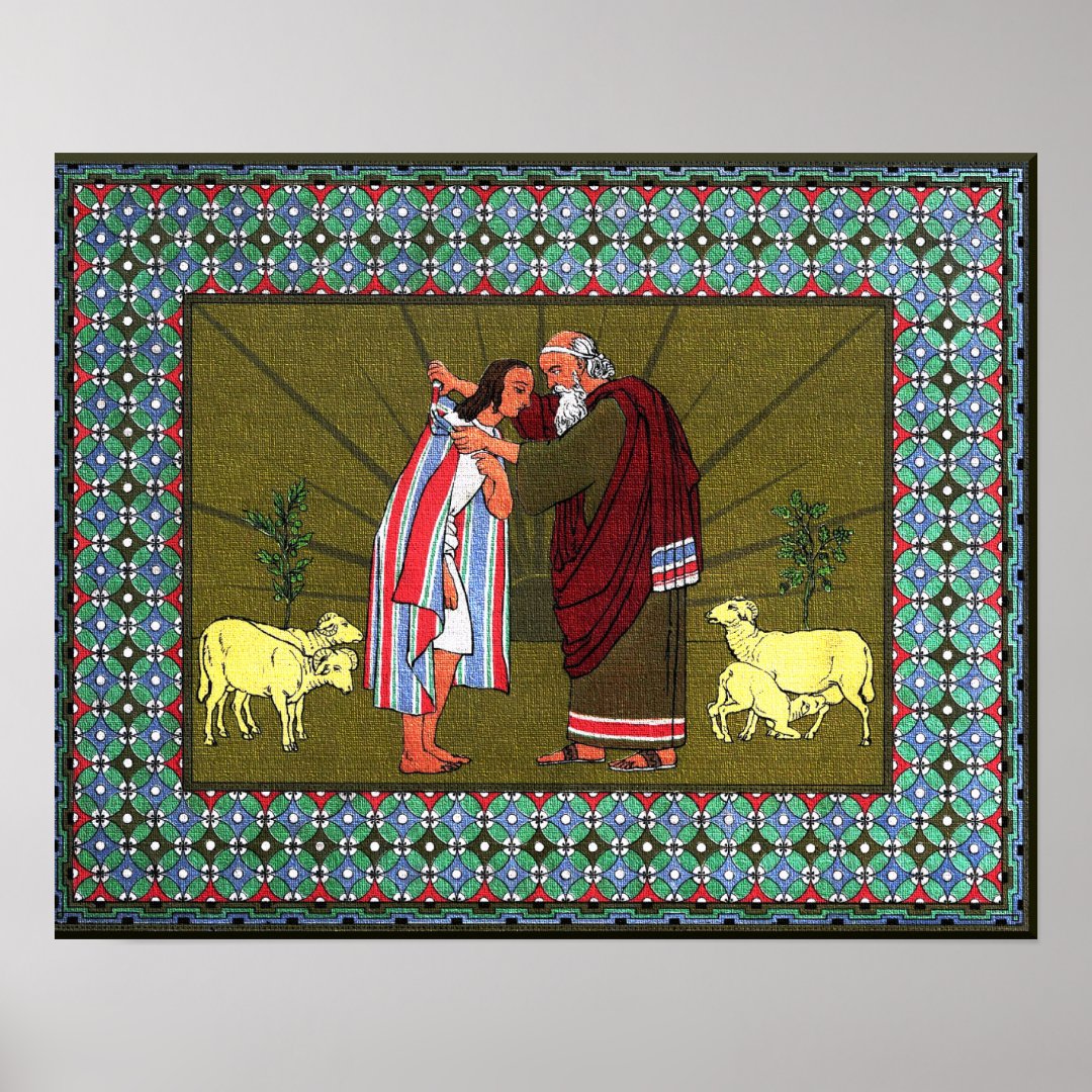 Joseph's Coat of Many Colors Poster | Zazzle