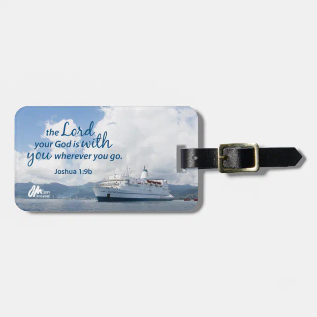 Joshua 1:9 Luggage Tag | Zazzle