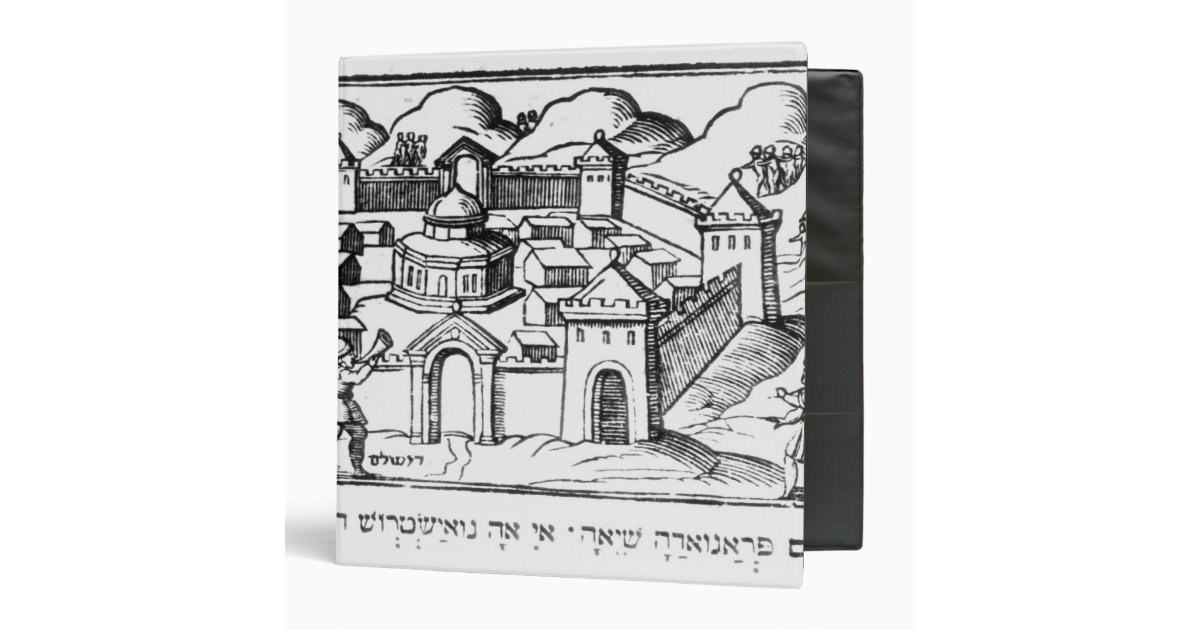 Joshua at the Walls of Jericho 3 Ring Binder | Zazzle