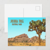 Joshua Tree National Park California Vintage Postcard | Zazzle