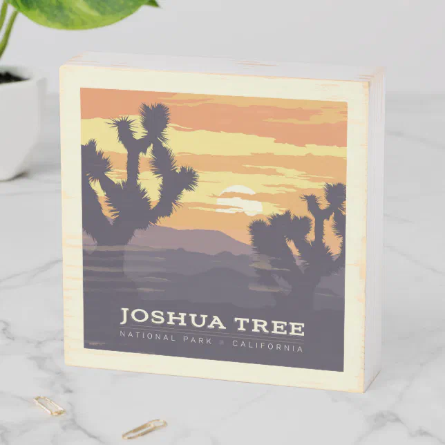 Joshua Tree National Park | California Wooden Box Sign | Zazzle