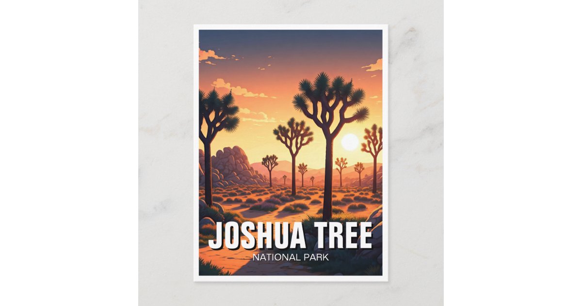 Joshua Tree National Park Souvenir Postcard | Zazzle